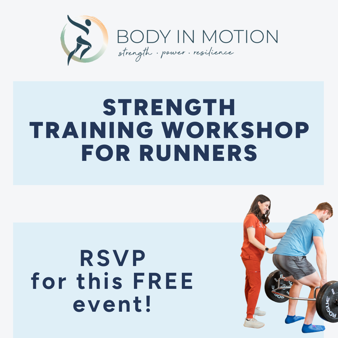 Strength Training Workshop for Runners by Body in Motion - Fleet Feet ...