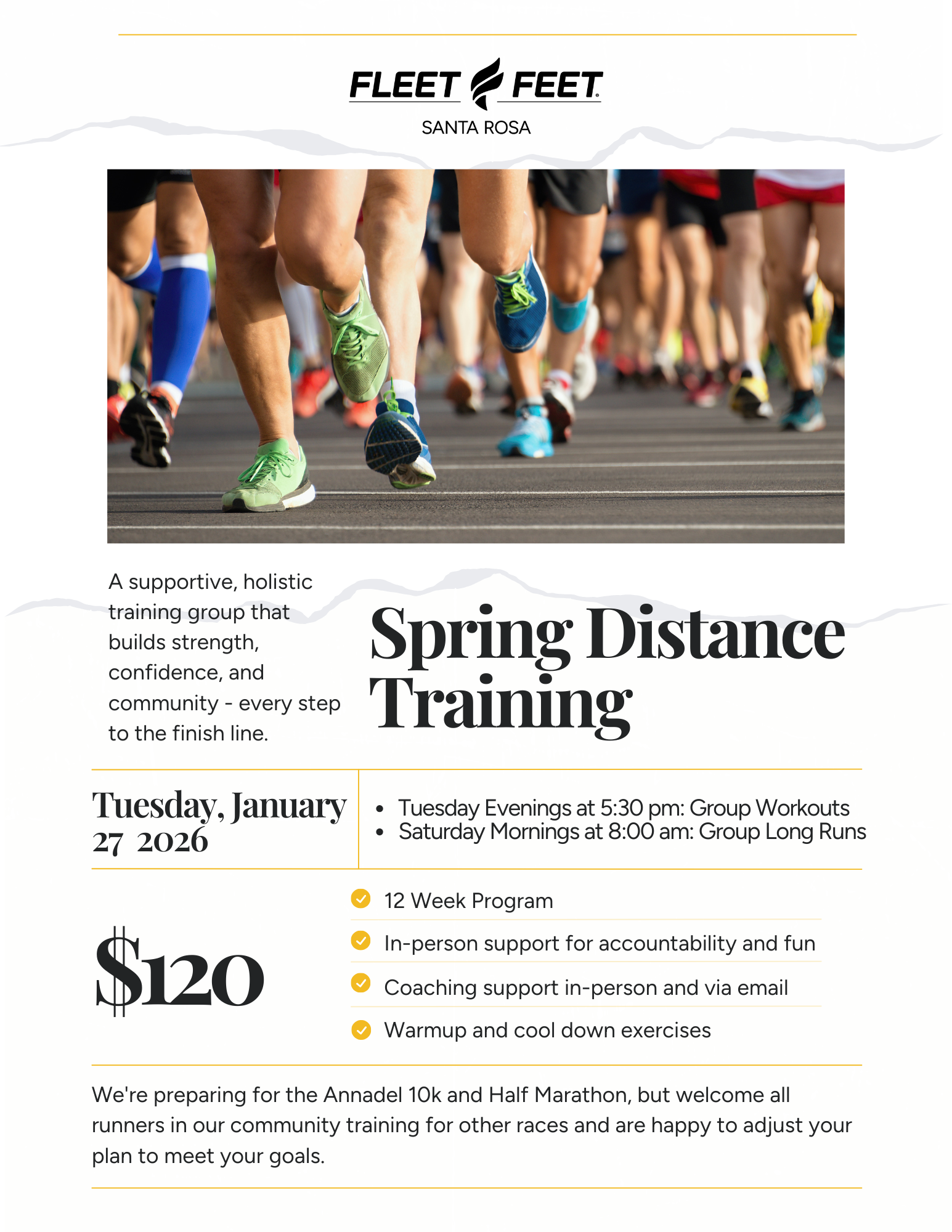 Distance Training Group - Fleet Feet Santa Rosa