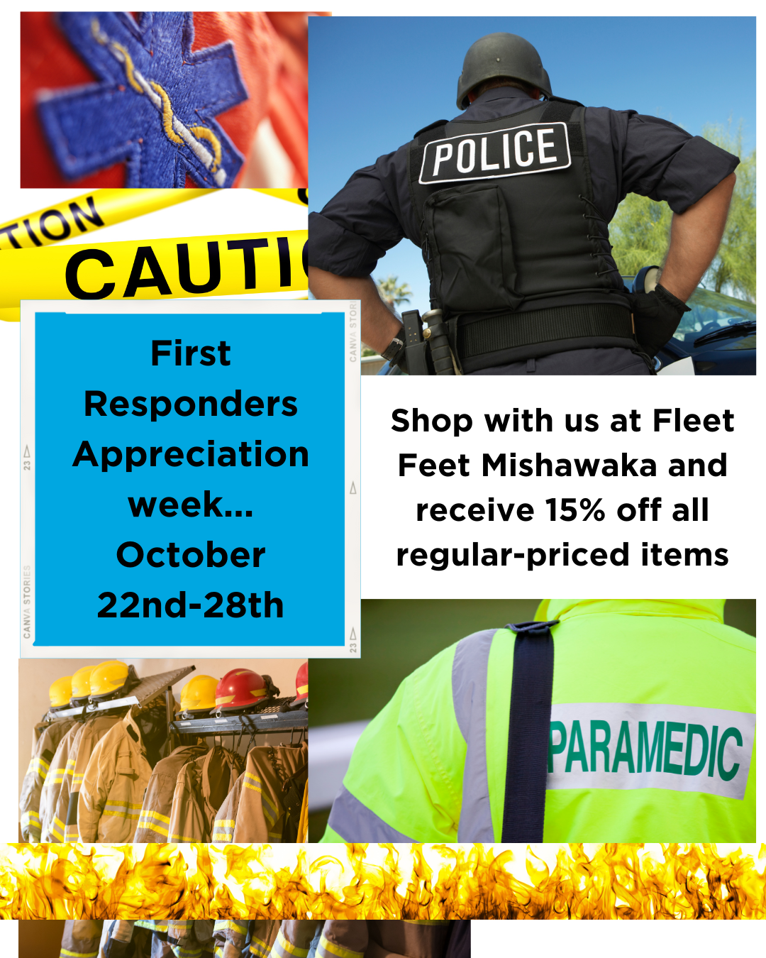 First Responders Appreciation 2023 - Fleet Feet Sports Mishawaka