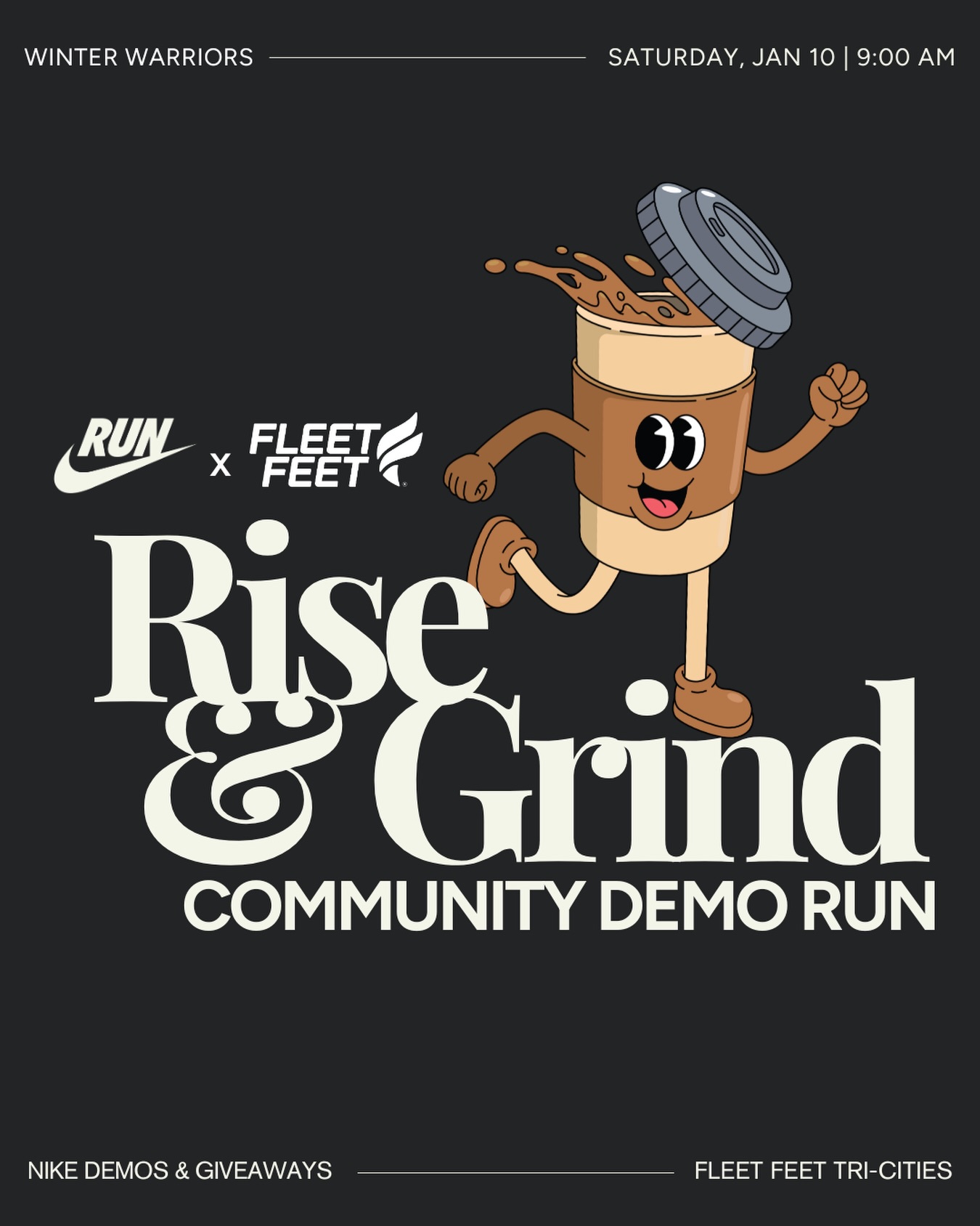 Rise & Grind Community Demo Run - Fleet Feet Tri-Cities