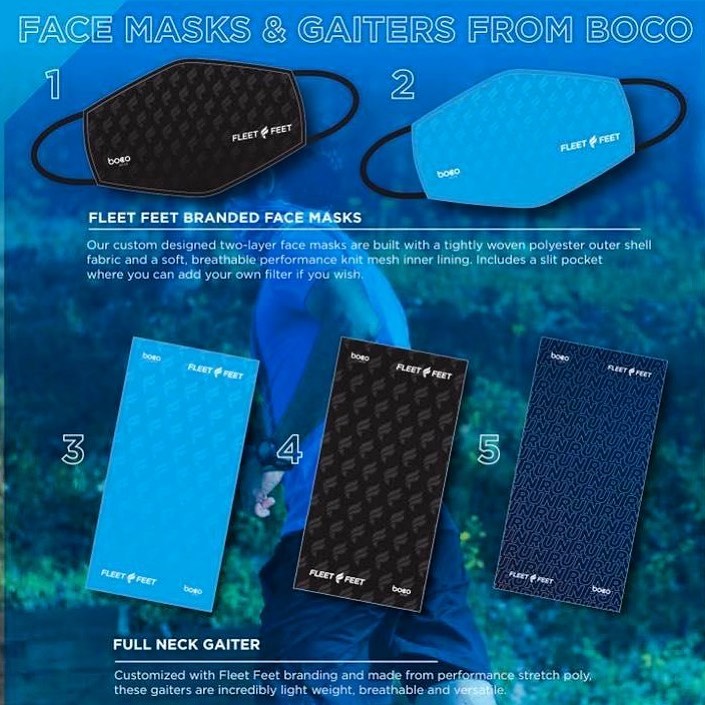 Fleet Feet x BOCO Face Mask & Neck Gaiter Pre-Order - Fleet Feet Syracuse
