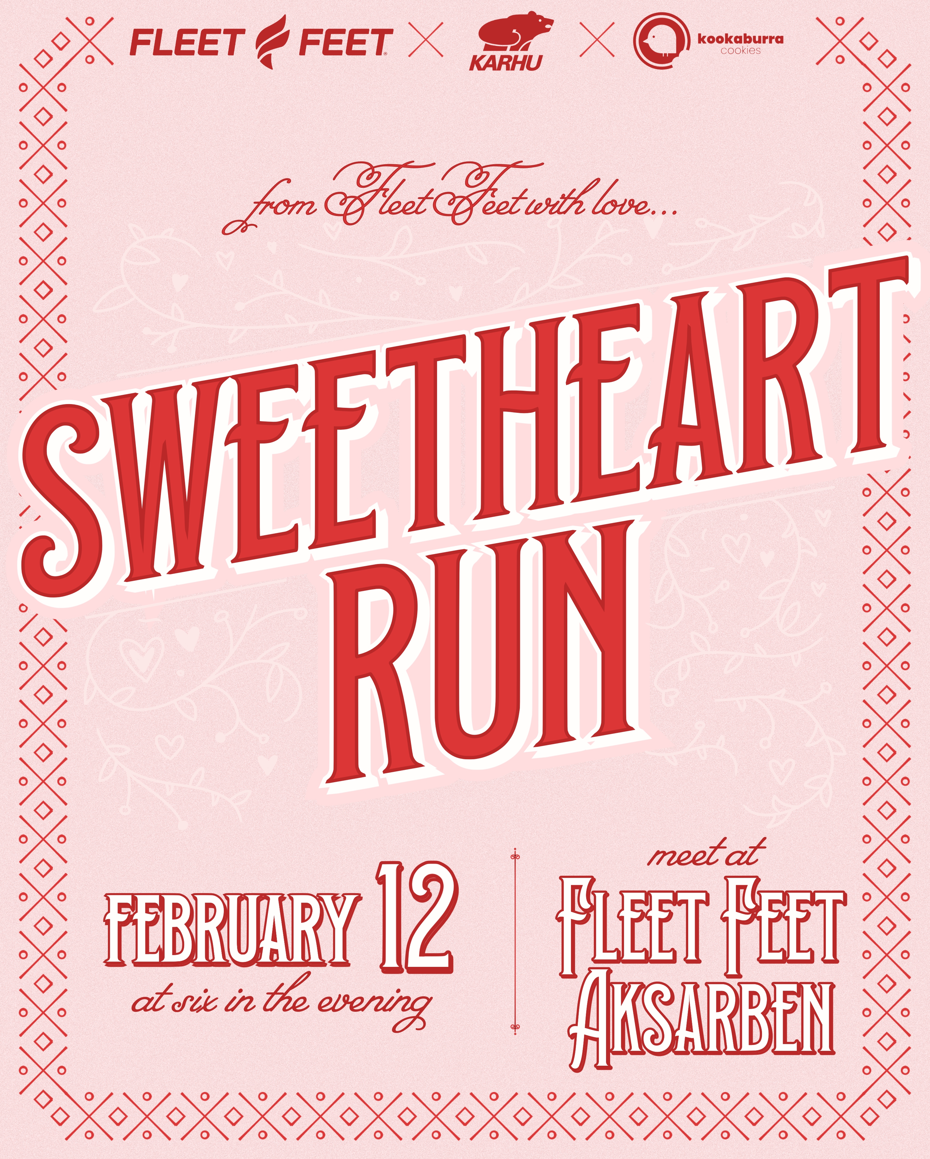 Valentine's-Themed Sweetheart Run on Feb. 12 - Fleet Feet Omaha