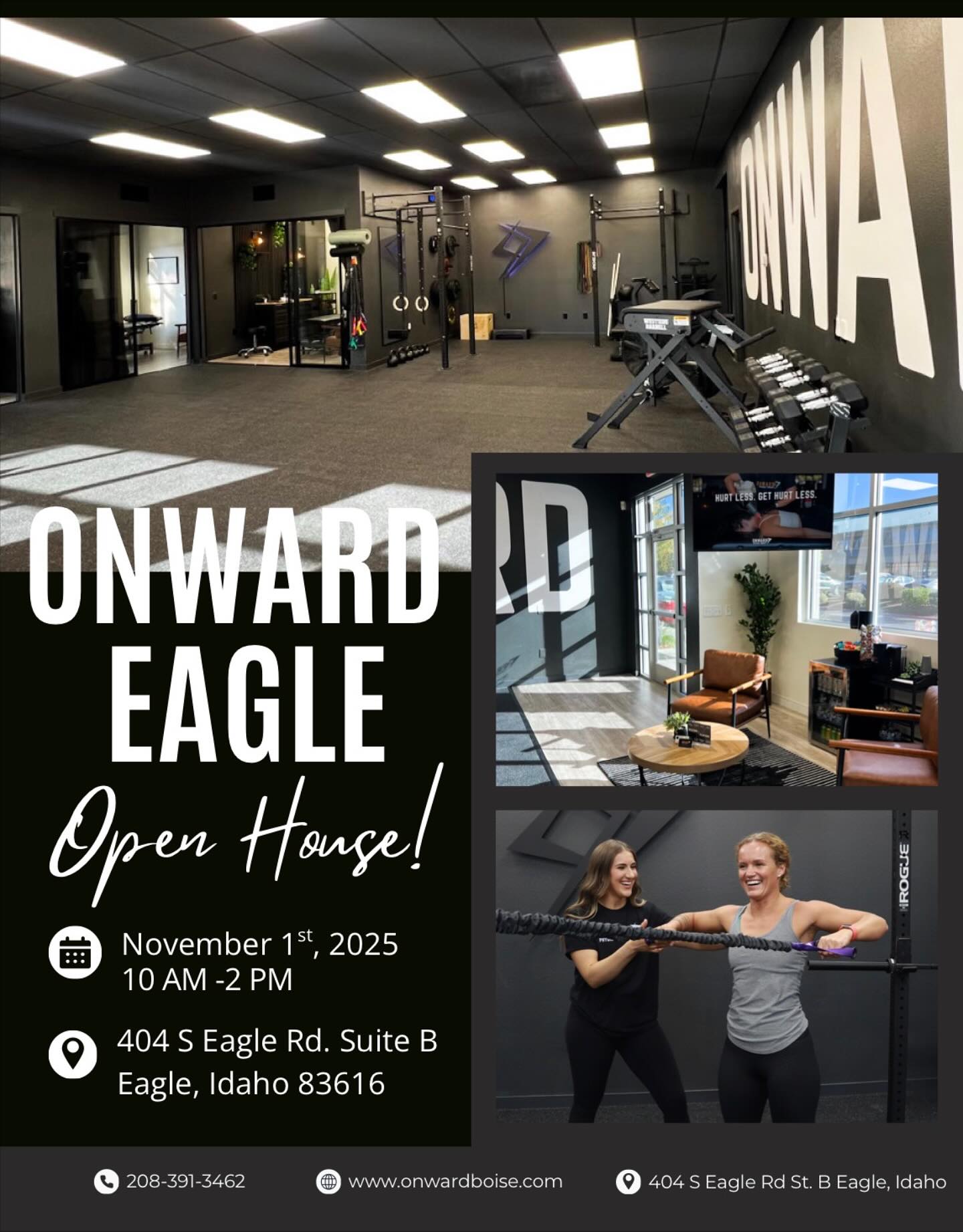 OPEN HOUSE - Onward Physical Therapy Eagle - Fleet Feet Treasure Valley