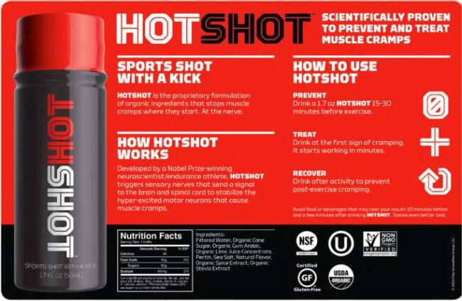 Fight the Pain of Muscle Cramps with HOTSHOT