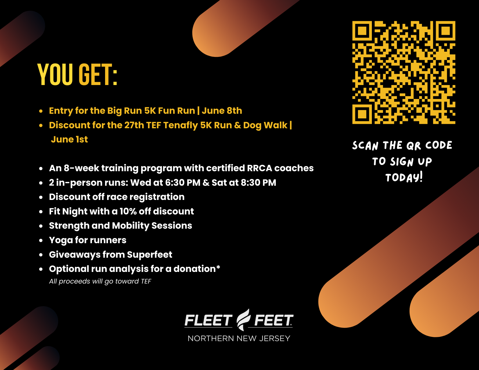 The 27th TEF Tenafly 5K Run & Big Run 5K Training Program/Fun Run ...