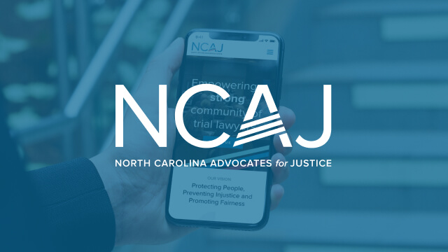 NCAJ Nonprofit Brand & Association Website Design