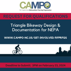 RFPs, RFQs and Bids - NC Capital Area Metropolitan Planning Organization